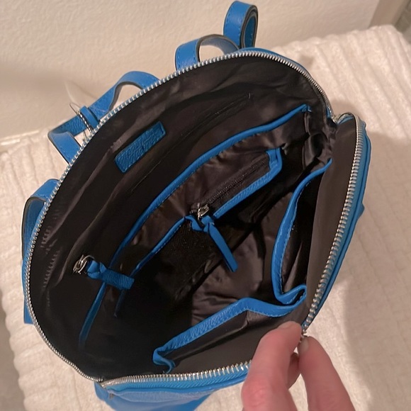 Tahari | Bags | Tahari Mara Backpack In Azura Leather | Poshmark